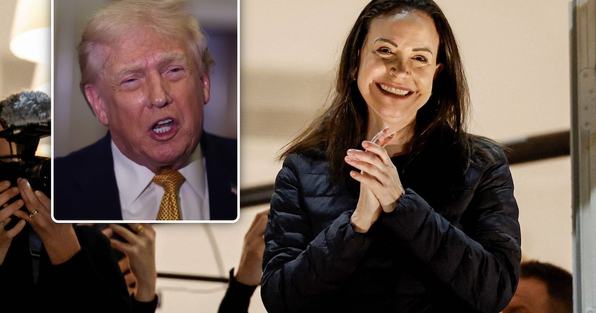 Trump va rencontrer Machado: ce serait un “honneur” qu’elle lui donne ...