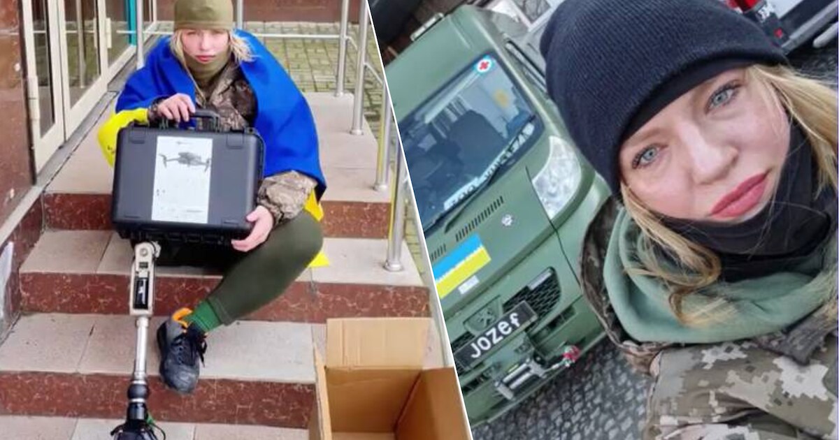 Ania, une Liégoise unijambiste de 33 ans, se bat en Ukraine depuis un ...