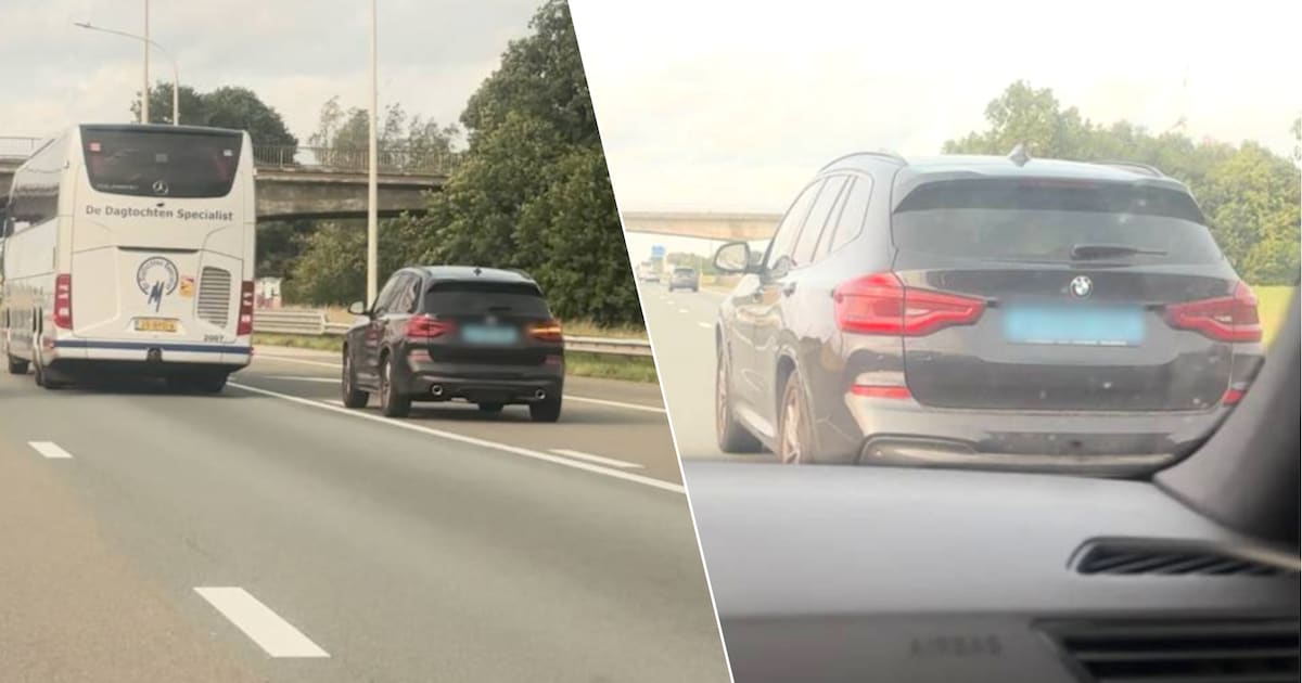 Grosse frayeur sur l’E19: une BMW dépasse plusieurs véhicules par la ...