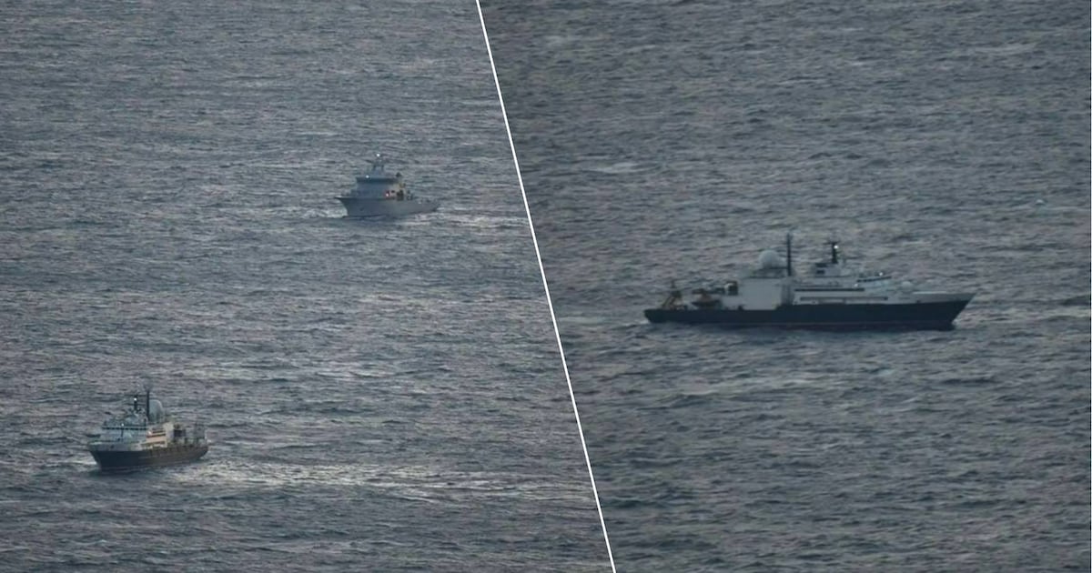 “Nous te surveillons”: l’OTAN sur les traces d’un navire espion russe ...