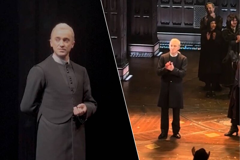 Tom Felton reçoit une ovation sur scène pour son retour dans le rôle de ...