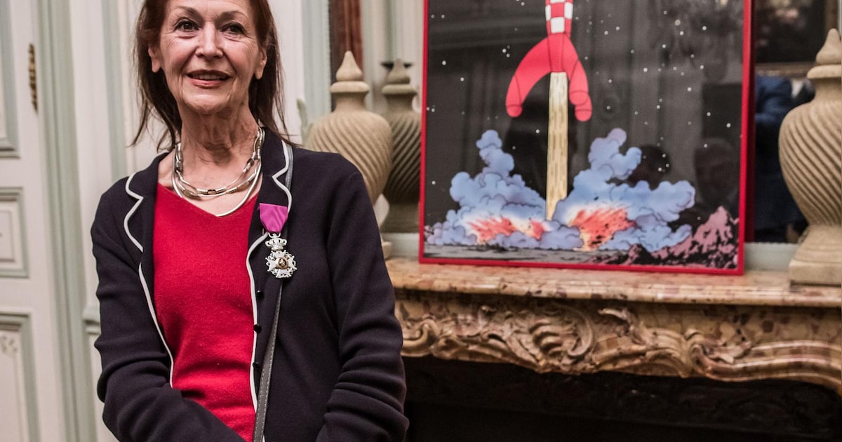 Fanny Rodwell, veuve de Hergé, décorée de l'Ordre de Léopold | 7sur7.be
