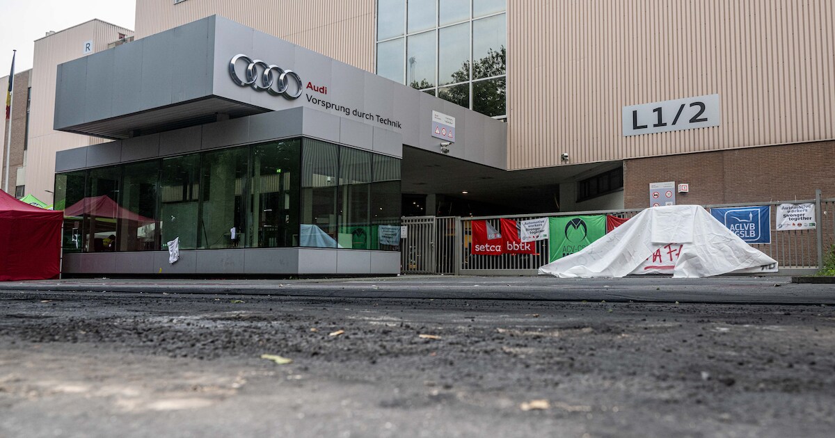 L’usine Audi Brussels à l’arrêt | 7sur7.be
