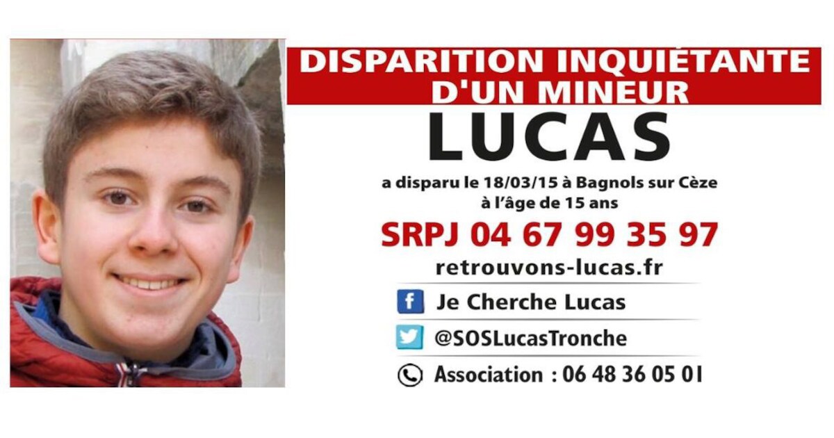 Disparition de l’adolescent Lucas Tronche en 2015: l’ADN retrouvé sur ...