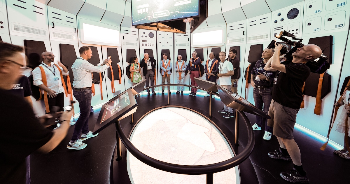 L’Euro Space Center lance une nouvelle attraction: Lunar-X | 7sur7.be