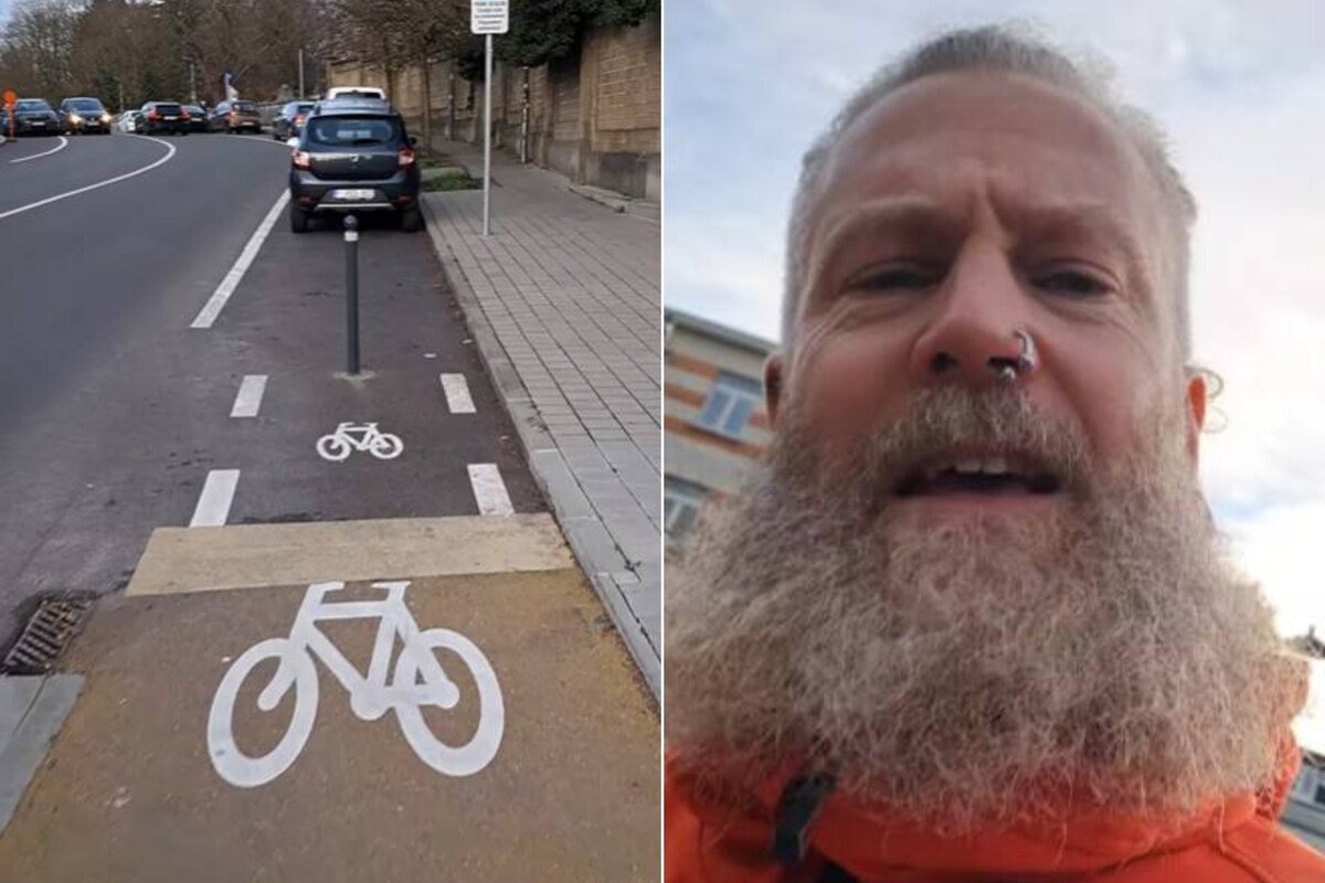 “Quelle klet ce peï qui a fait ça”: la piste cyclable de Jette devient ...