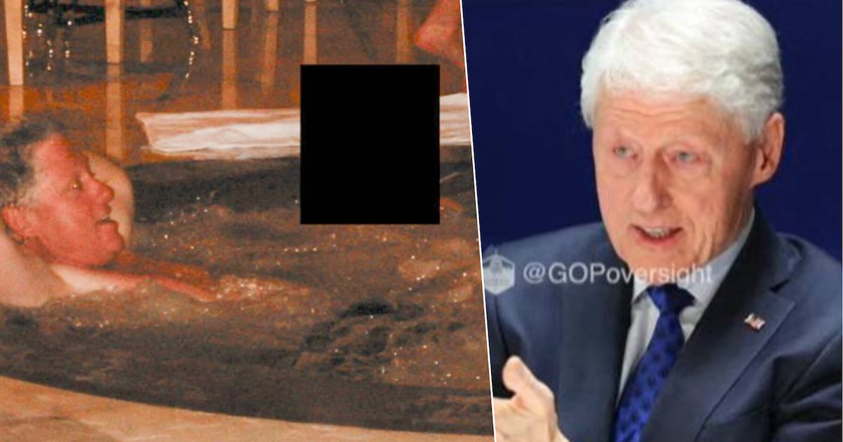 Bill Clinton s’explique sur une photo de lui dans un jacuzzi dans les ...