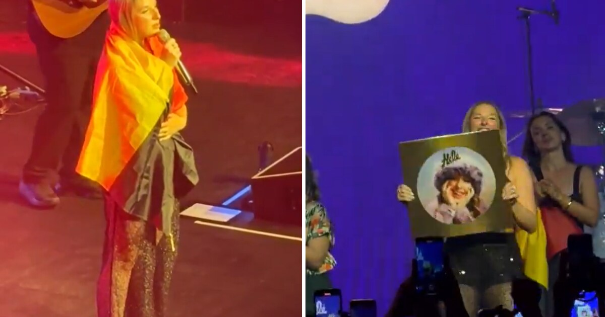 Des larmes et un disque d’or: Helena brille pour son premier concert en ...