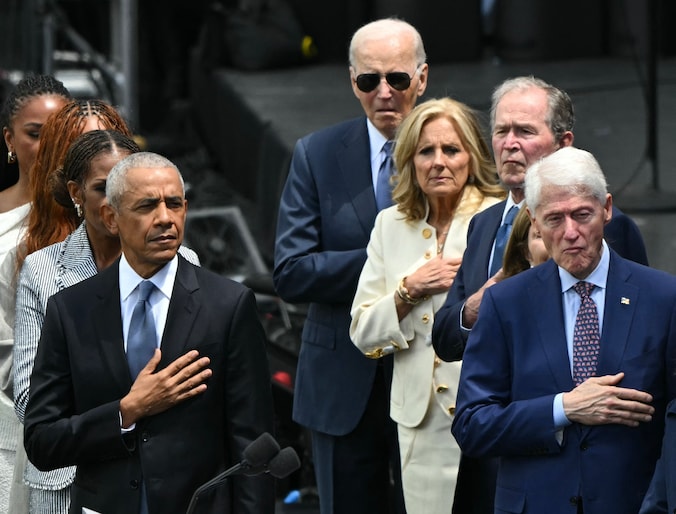 Obama inaugure son musée entouré de trois anciens présidents et de ...