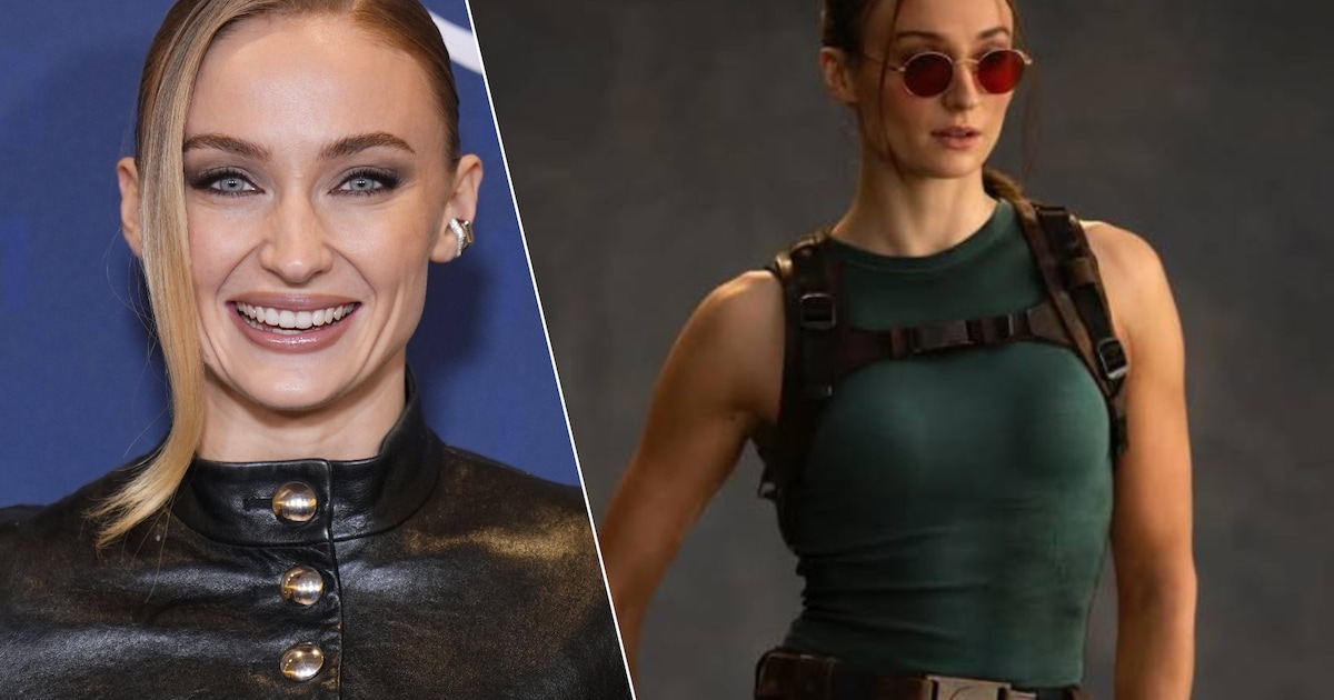 “Déjà légendaire”: la première image de Sophie Turner en Lara Croft ...