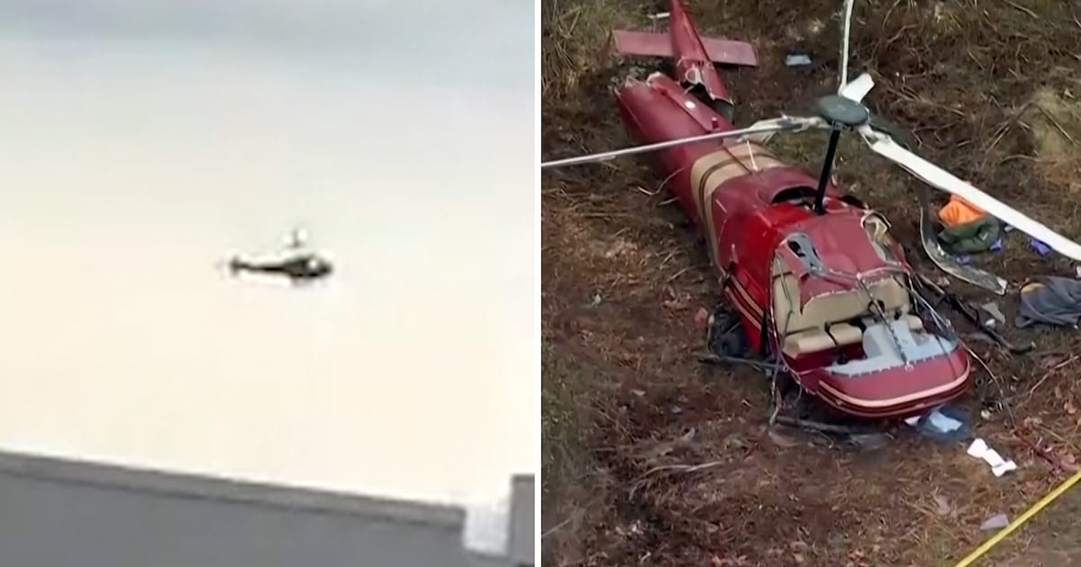 Le crash de deux hélicoptères dans le New Jersey fait deux morts | 7sur7.be