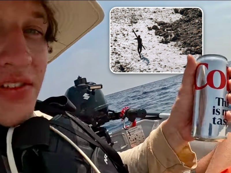 Un youtubeur américain a débarqué sur une île interdite en Inde, une ...