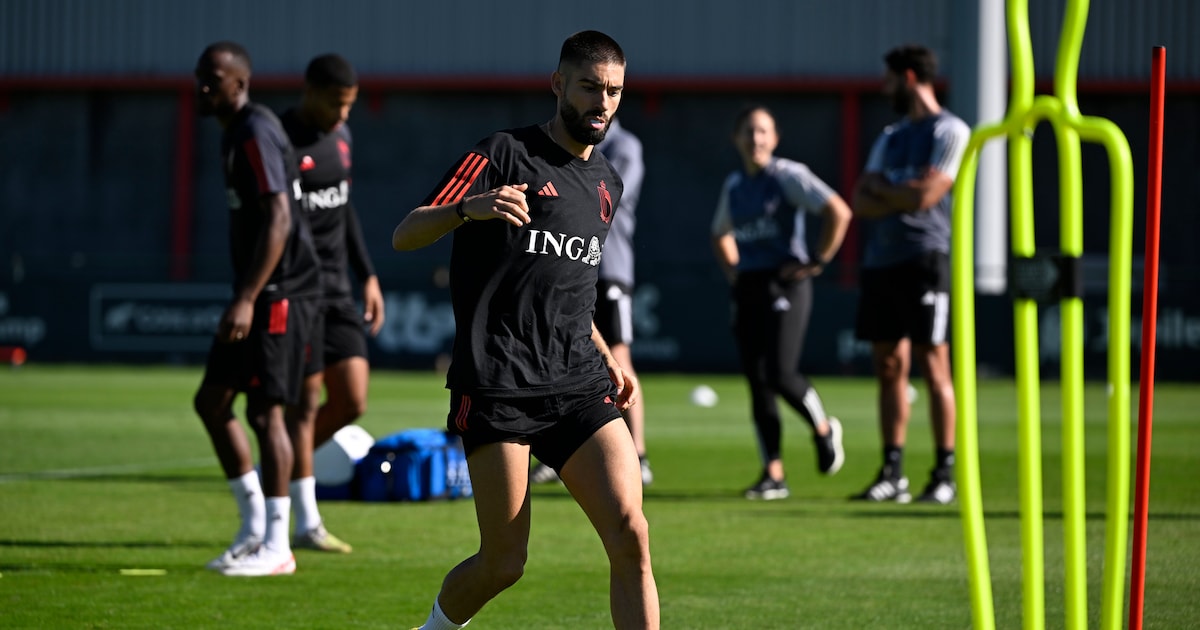Plus qu’un seul absent à l’entraînement des Diables, Vranckx remplace ...