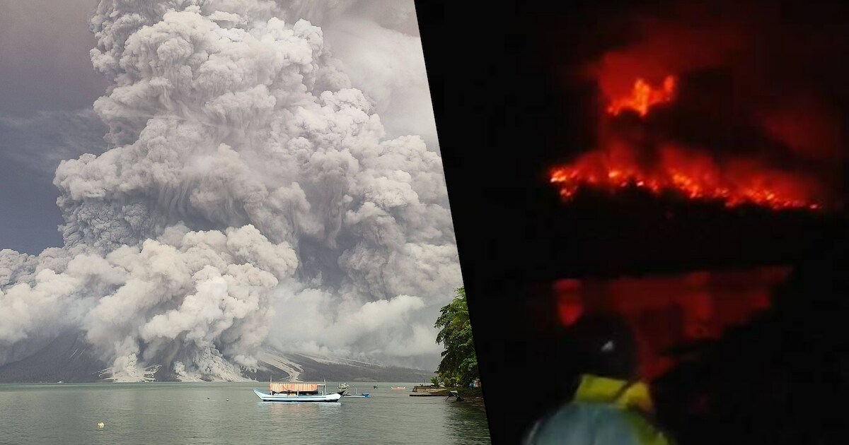 Le volcan Ruang entre à nouveau en éruption: l’Indonésie en alerte ...