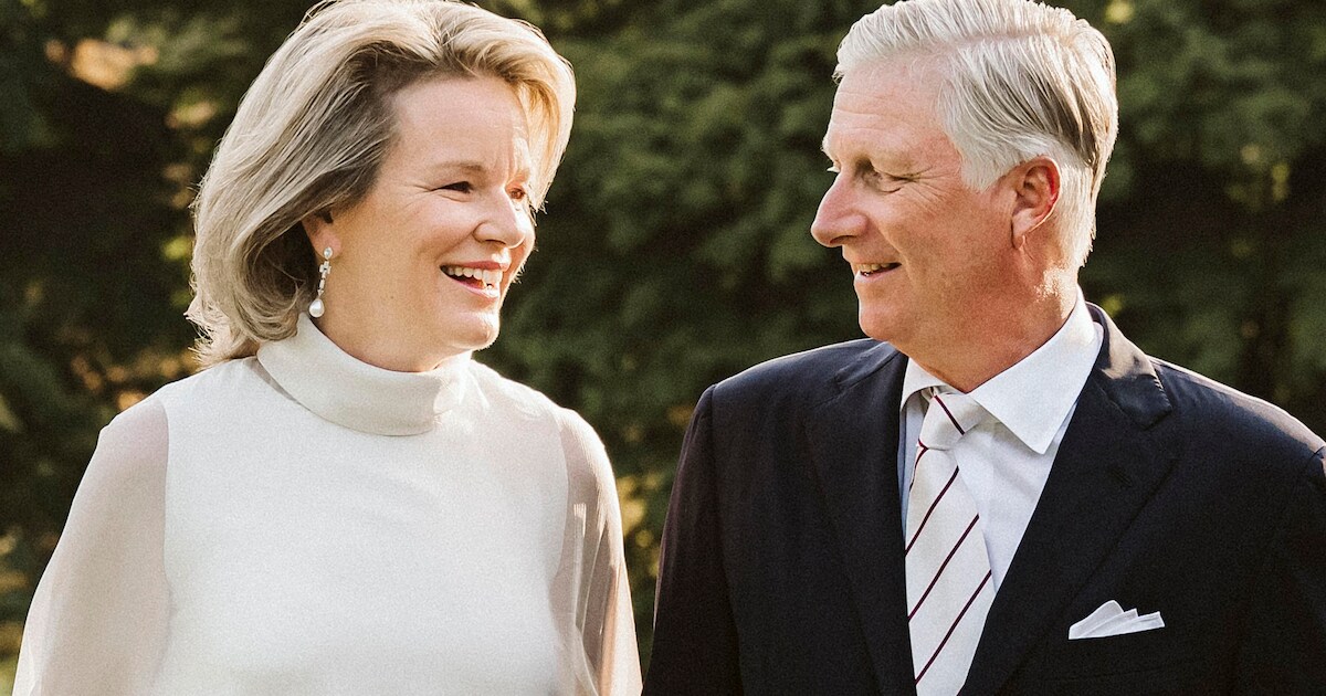 Philippe et Mathilde célèbrent leur 25e anniversaire de mariage avec de ...