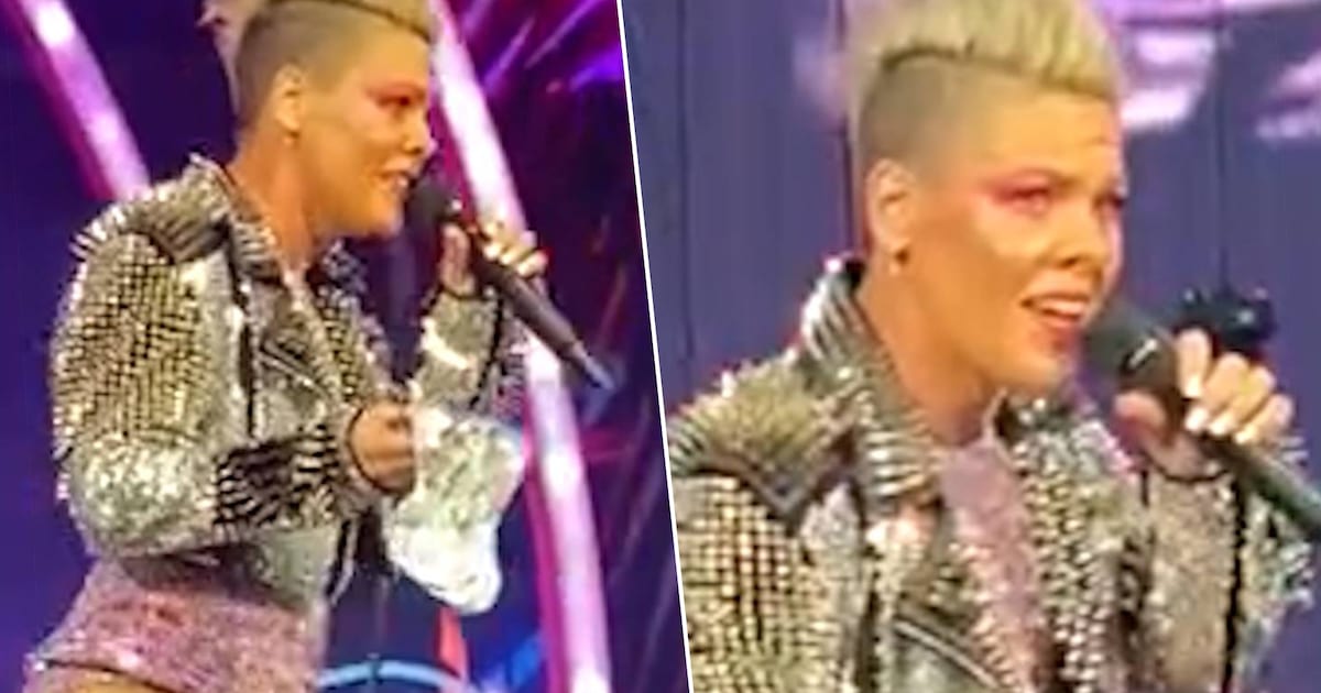 Malaise en plein concert: un fan de Pink lance les cendres de sa mère ...