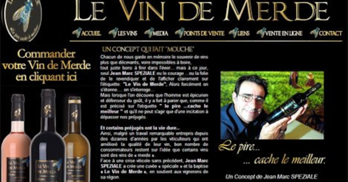 Un "Vin de merde" qui cartonne | 7sur7.be