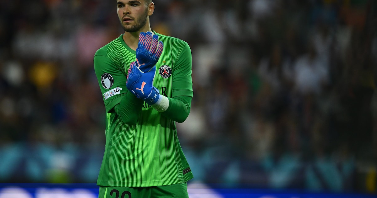La boulette de Lucas Chevalier pour sa première avec le PSG | 7sur7.be