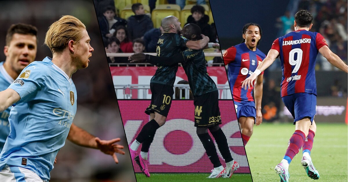 Le coup de patte de De Bruyne, la fusée de Teuma, la volée de Lewandowski... le top buts du week ...